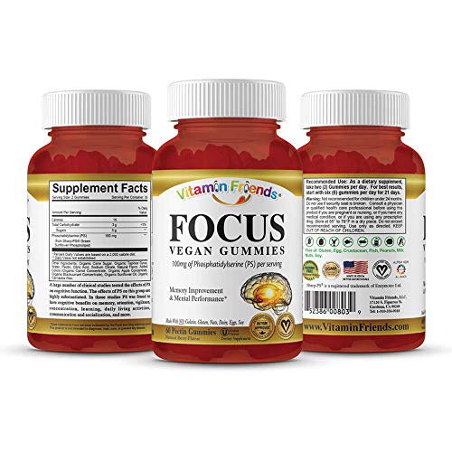 allergen-free brain support gummies
