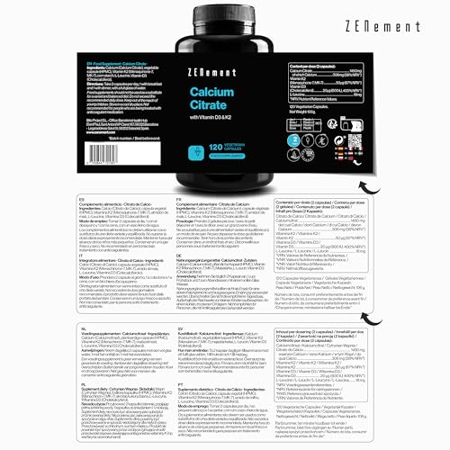 allergen-free calcium citrate capsules
