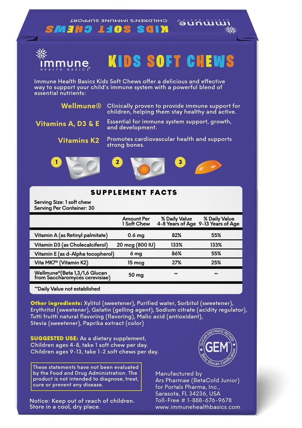 allergen-free kids soft chews