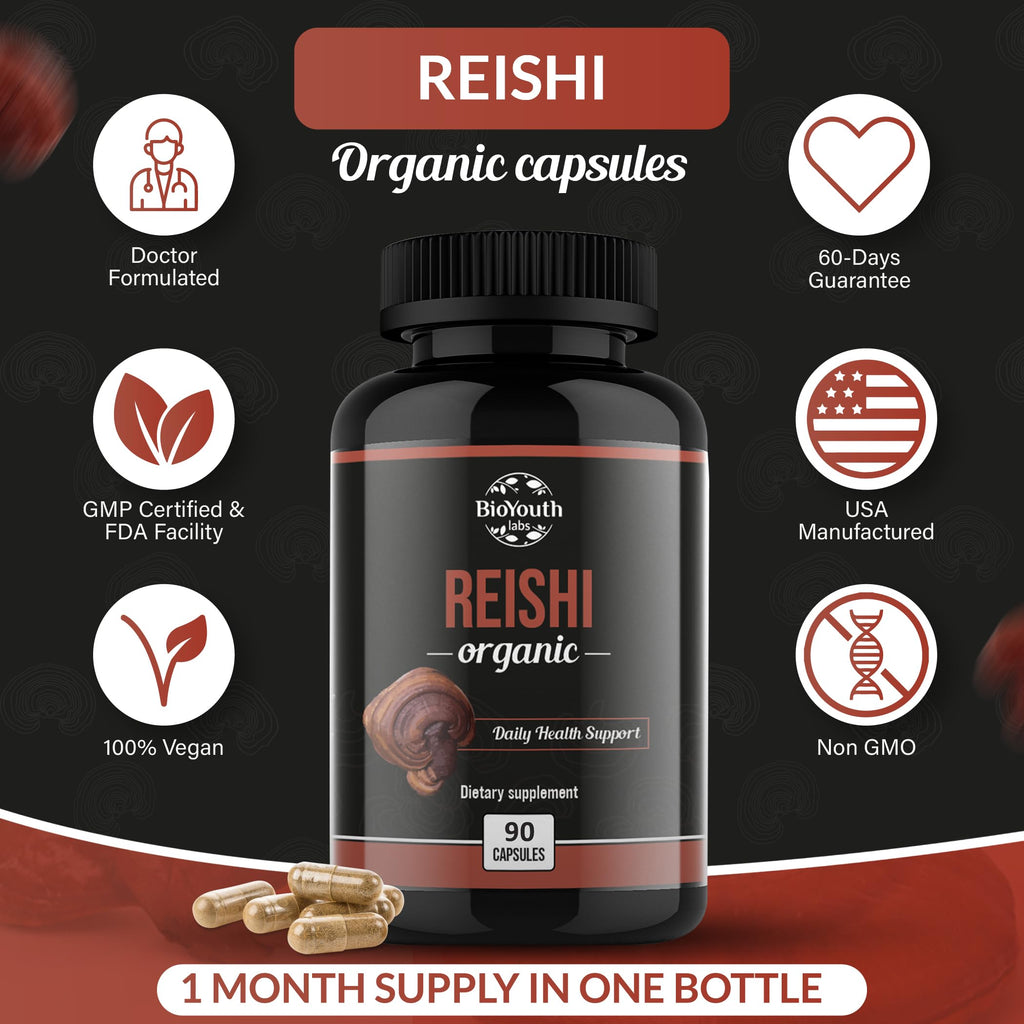 allergen-free reishi capsules for immunity