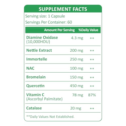 allergy relief with DAO supplements