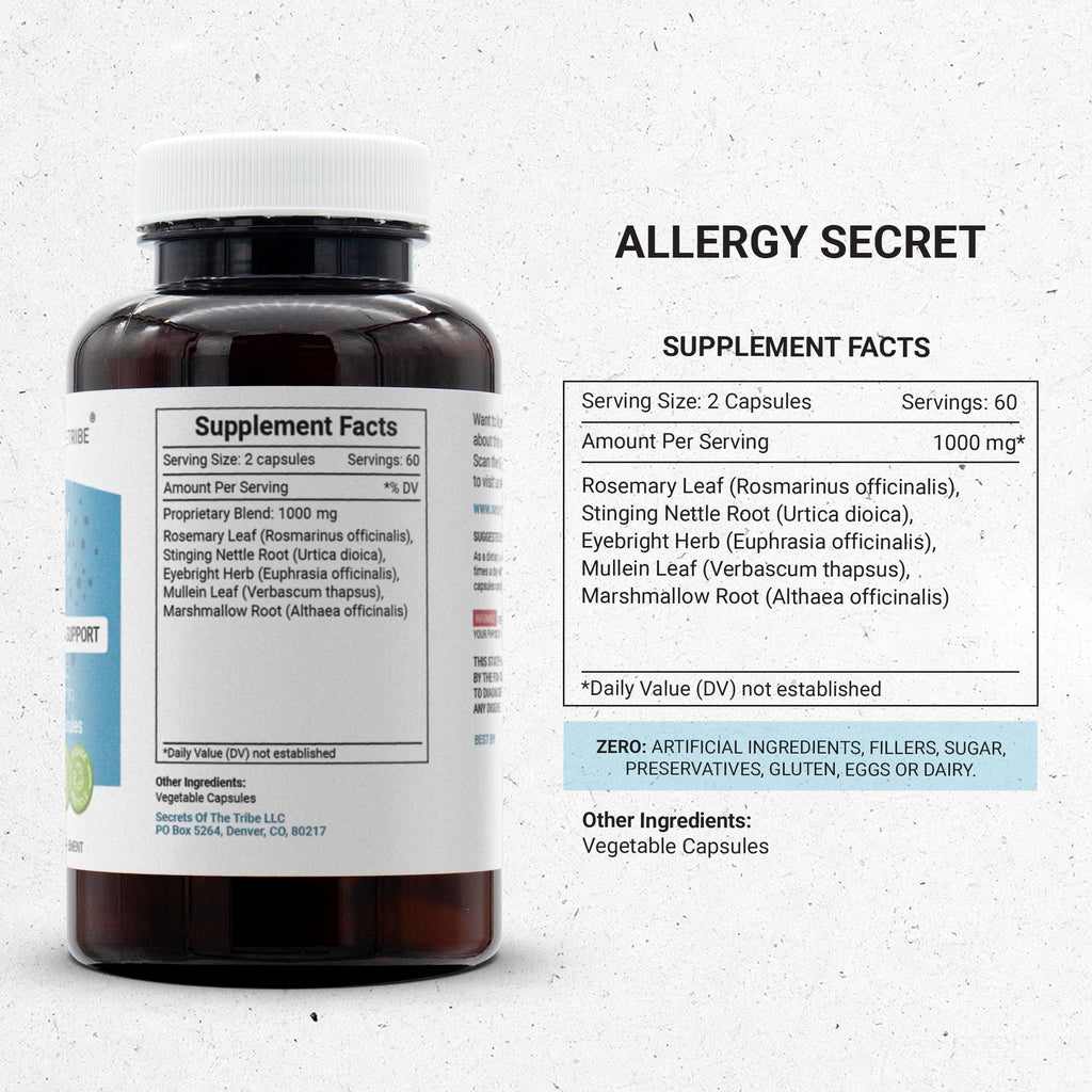 allergy support herbal supplement