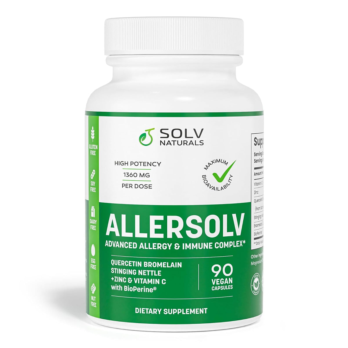 ALLERSOLV Quercetin veggie capsules