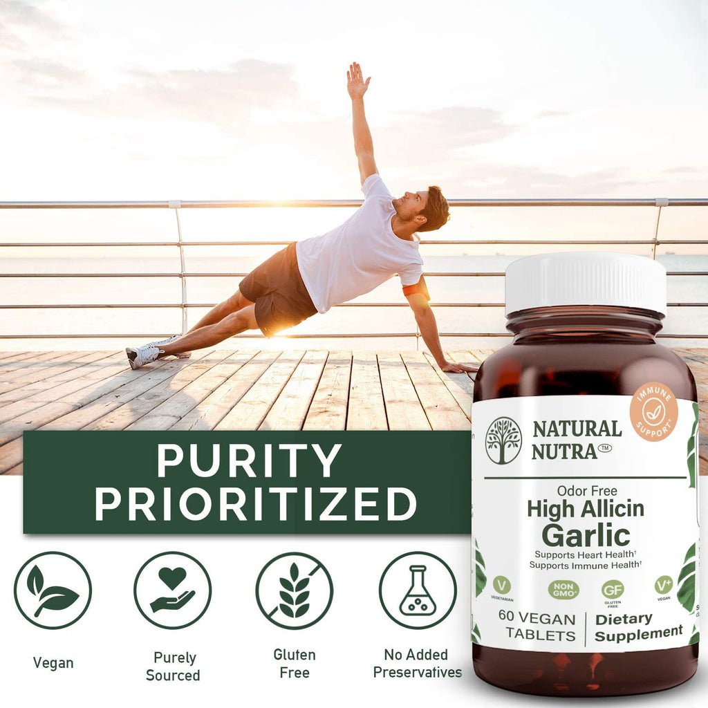 Allicin garlic tablets for digestion
