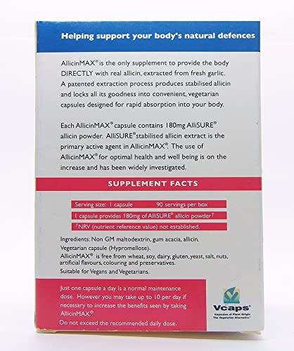 Allicin Max garlic capsules