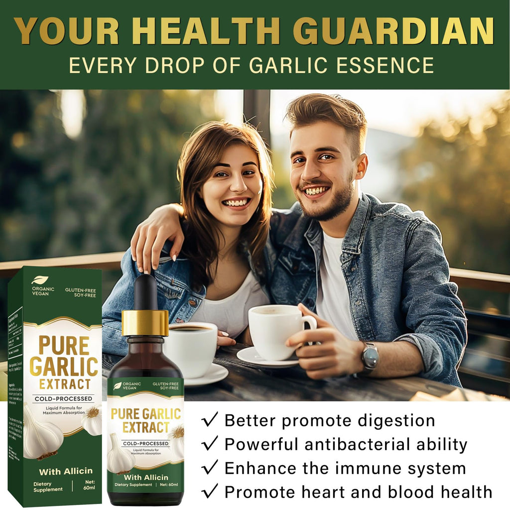 allicin-rich garlic health support