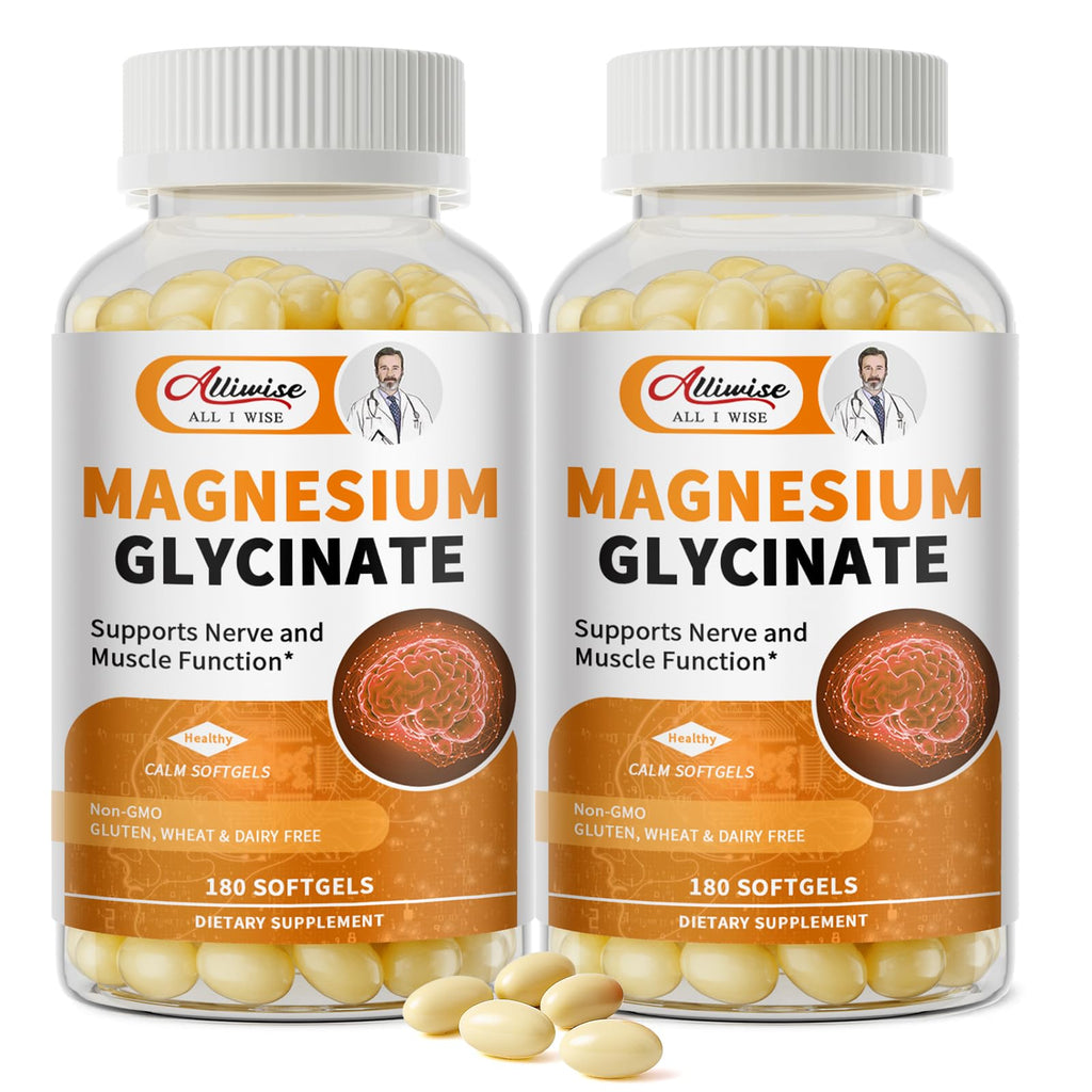 Alliwise Magnesium Glycinate softgels