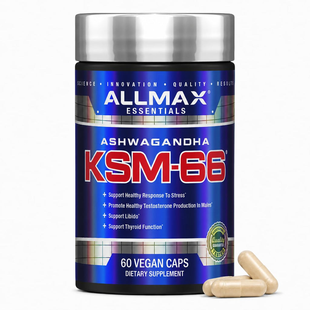 ALLMAX ashwagandha KSM-66 capsules