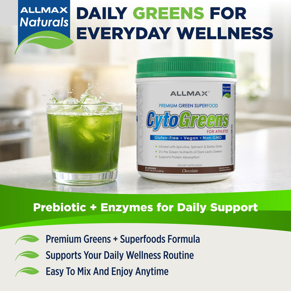 ALLMAX CytoGreens blended supplement benefits