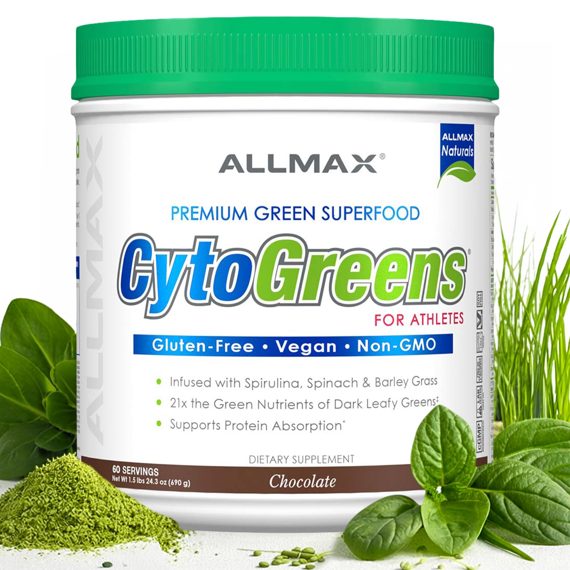 ALLMAX CytoGreens chocolate super greens