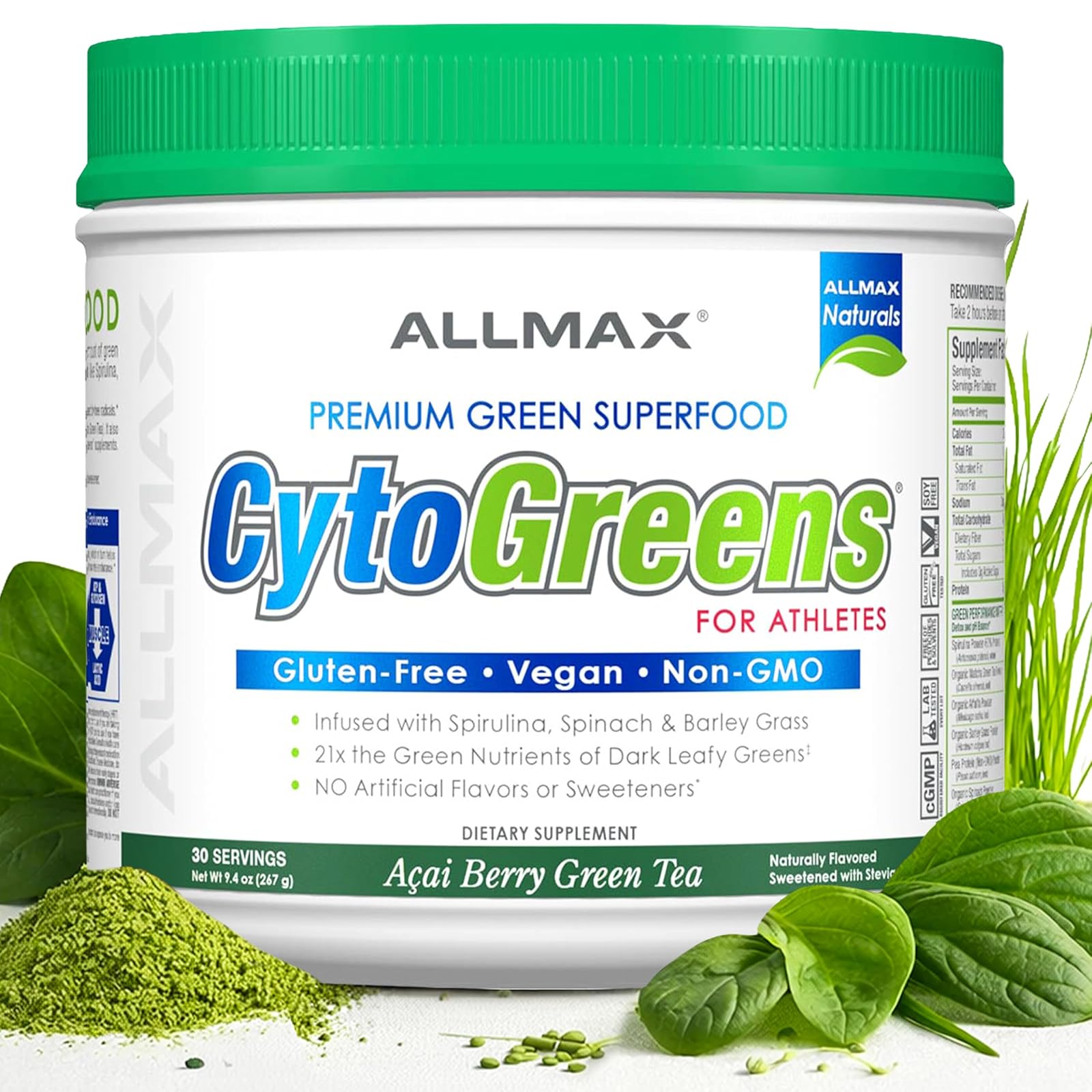 ALLMAX greens powders for energy