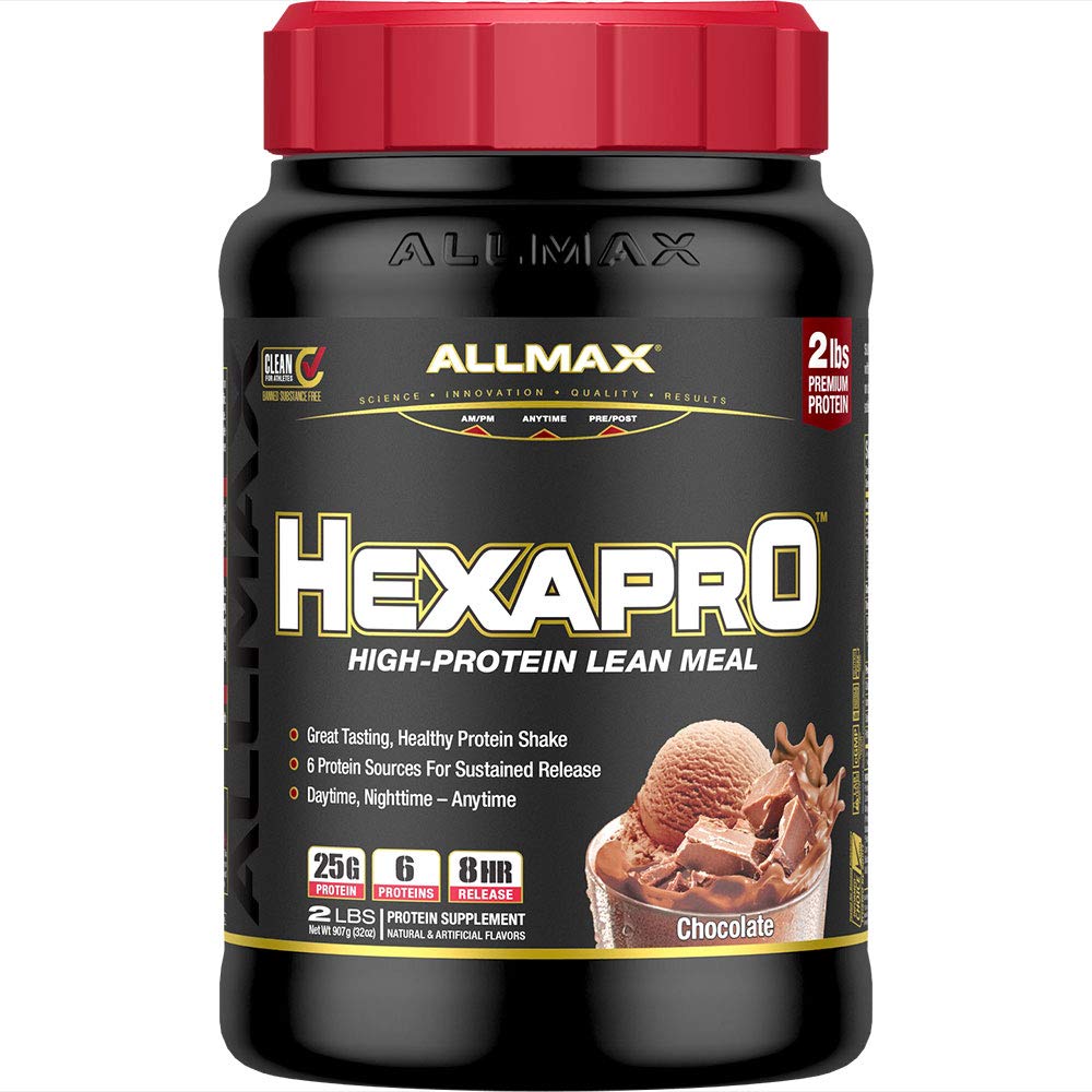 ALLMAX HexaPro whey protein chocolate