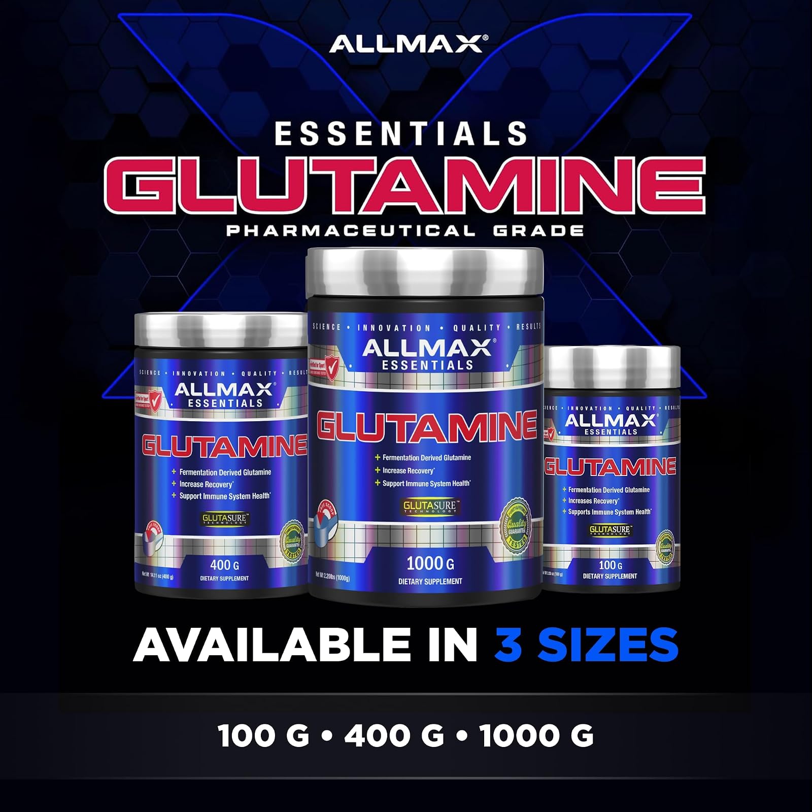 ALLMAX L-Glutamine for gut health