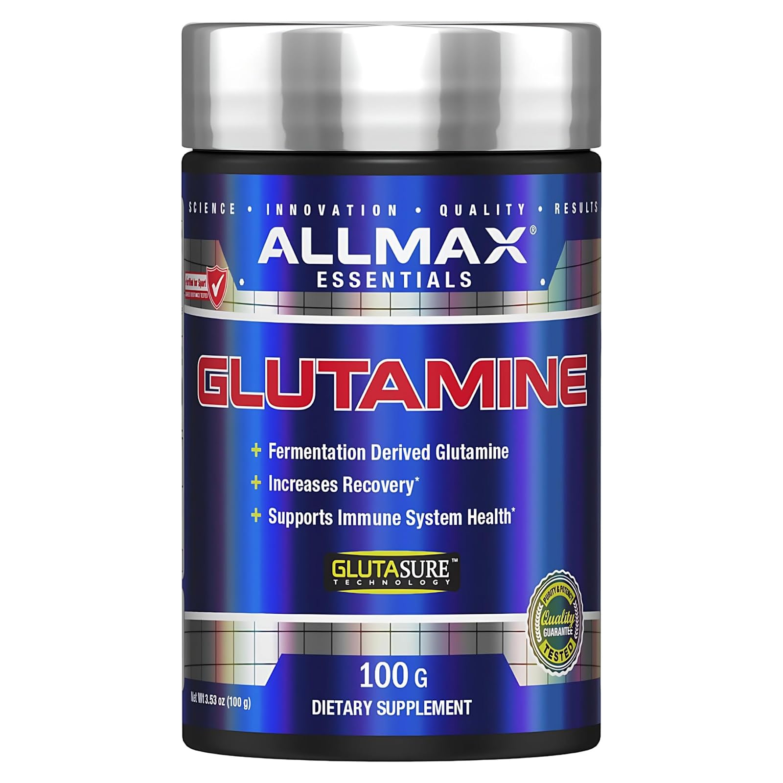 ALLMAX L-Glutamine powder for recovery
