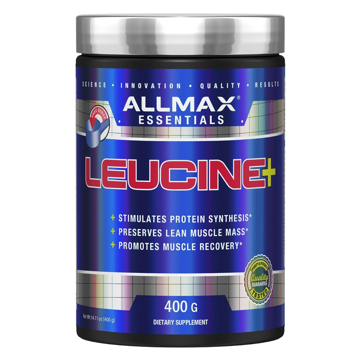 ALLMAX leucine powder for muscle recovery