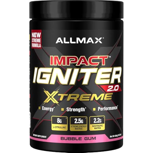 ALLMAX pre-workout bubble gum flavour