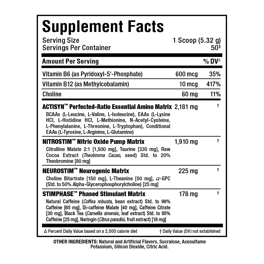 ALLMAX pre-workout for muscle endurance