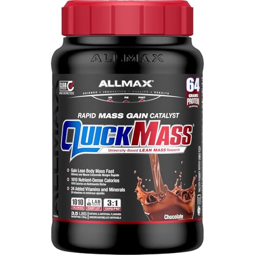 ALLMAX QUICKMASS chocolate weight gainers
