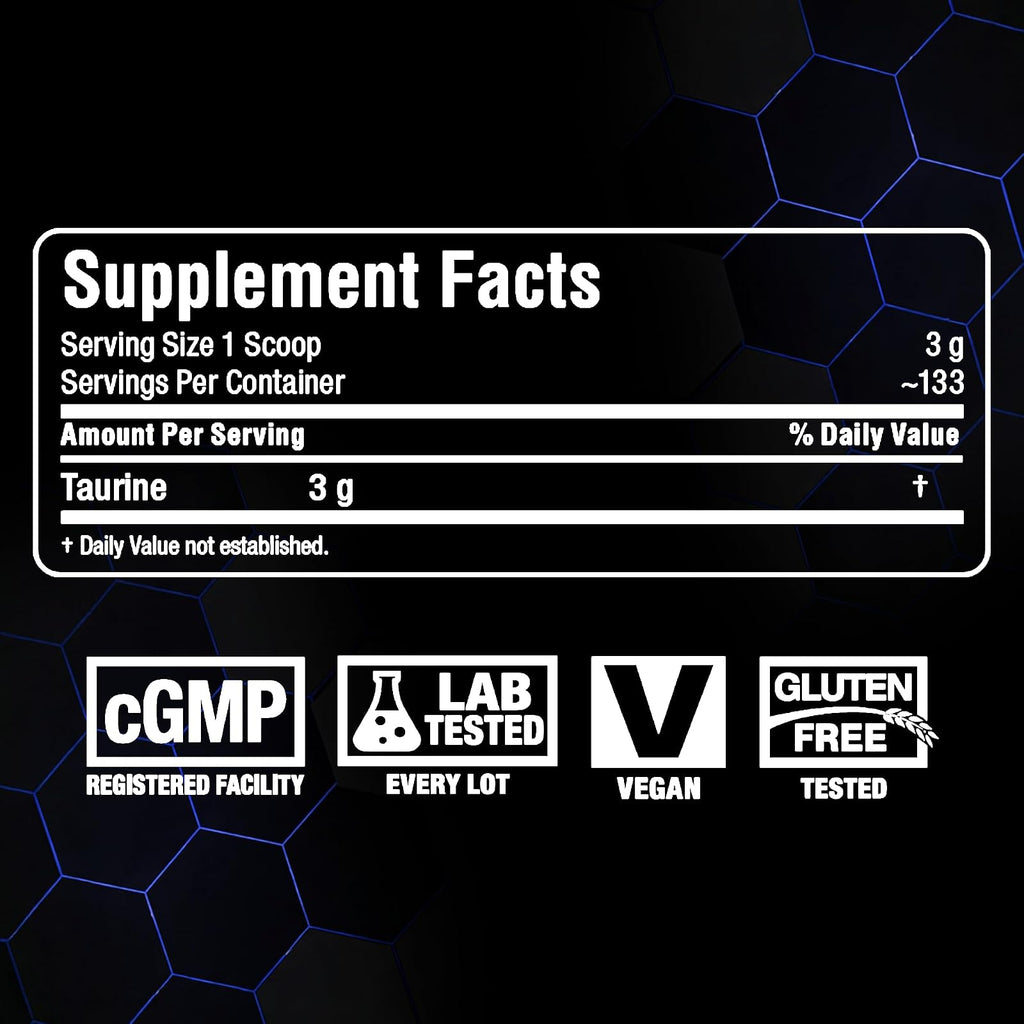 ALLMAX taurine powder supports hydration