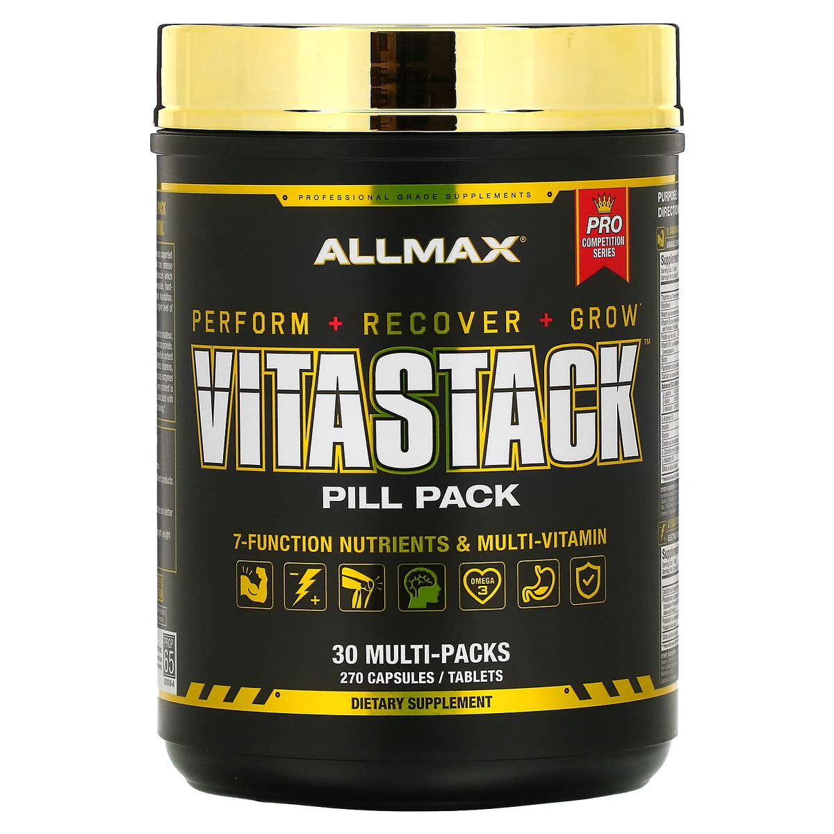 Allmax Vitastack multivitamins for energy