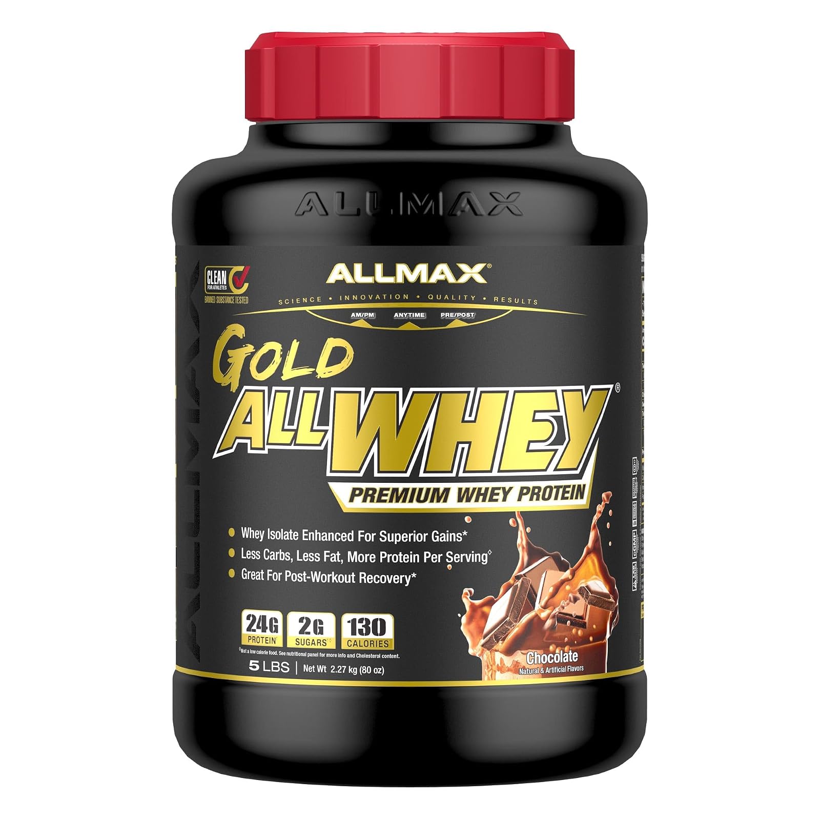 ALLMAX whey protein chocolate flavour