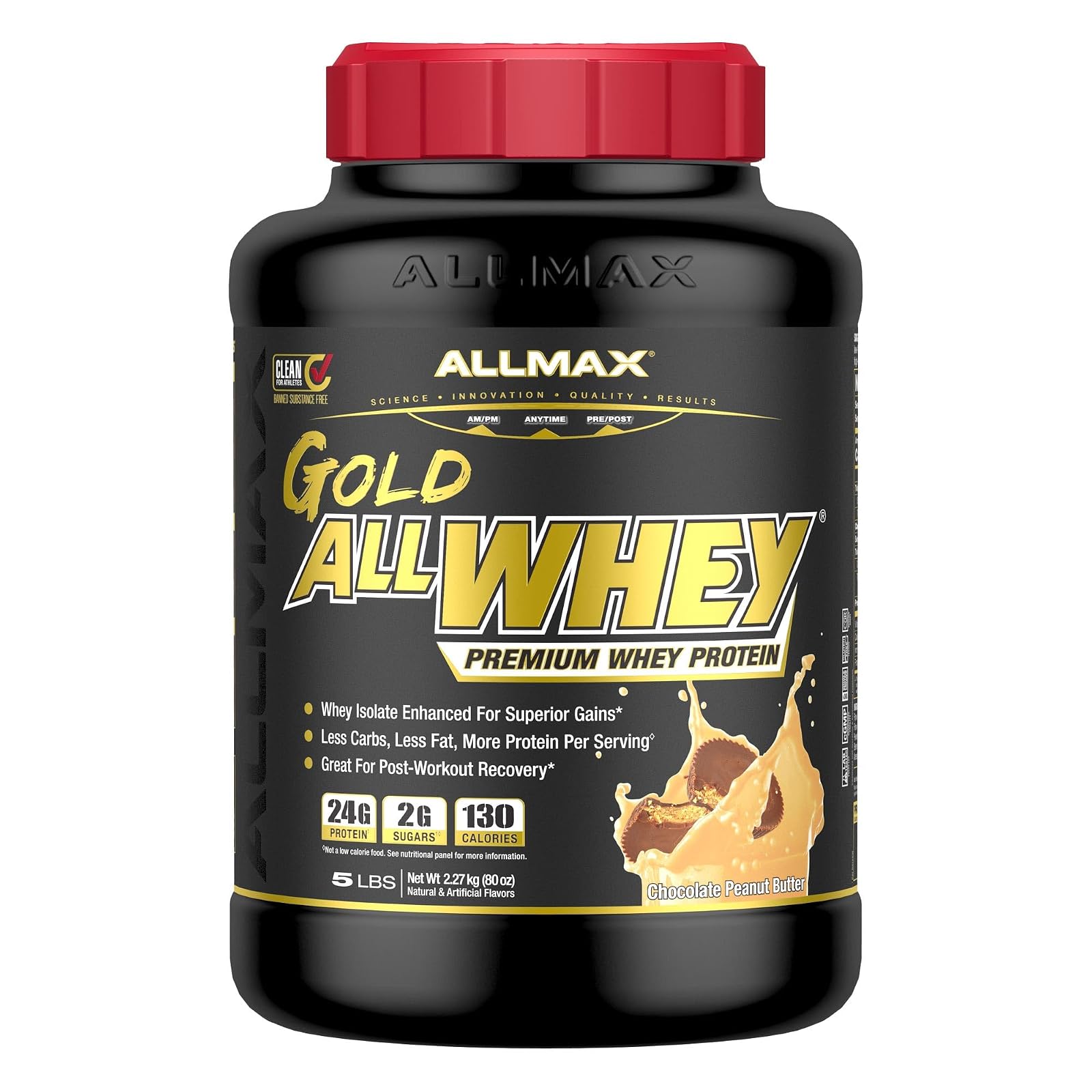 ALLMAX whey protein chocolate peanut butter