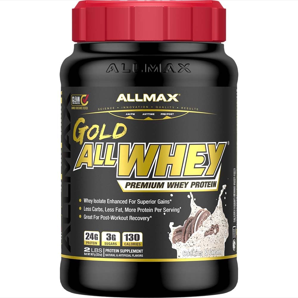 ALLMAX whey protein cookies and cream