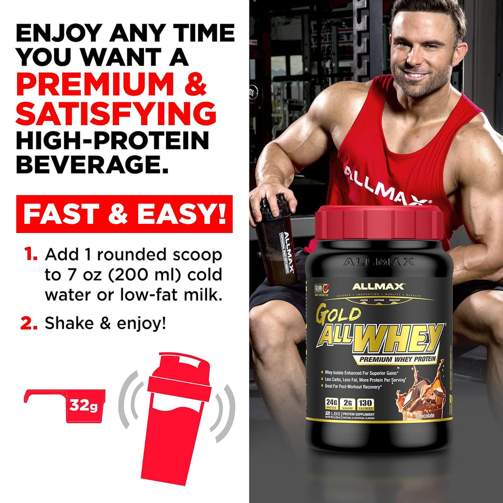 ALLMAX whey protein for post-workout recovery
