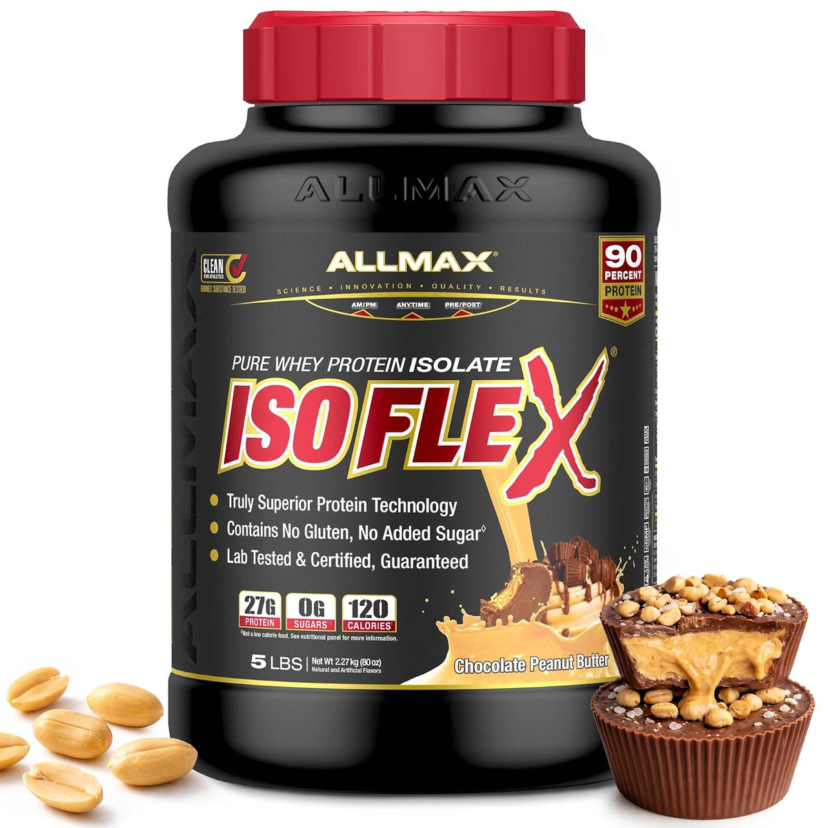 ALLMAX whey protein isolate chocolate