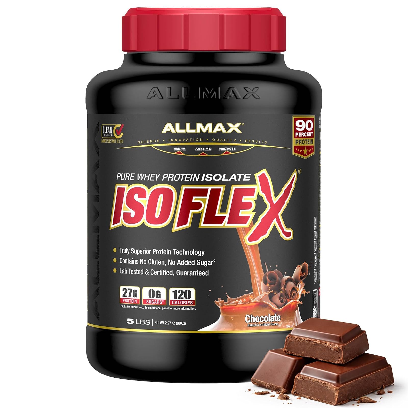 ALLMAX whey protein isolate chocolate