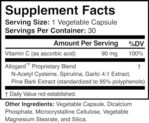Allogard blended vitamin & mineral supplements for clarity