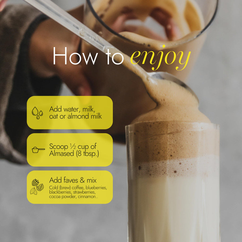 Almased meal replacement drinks for muscle recovery
