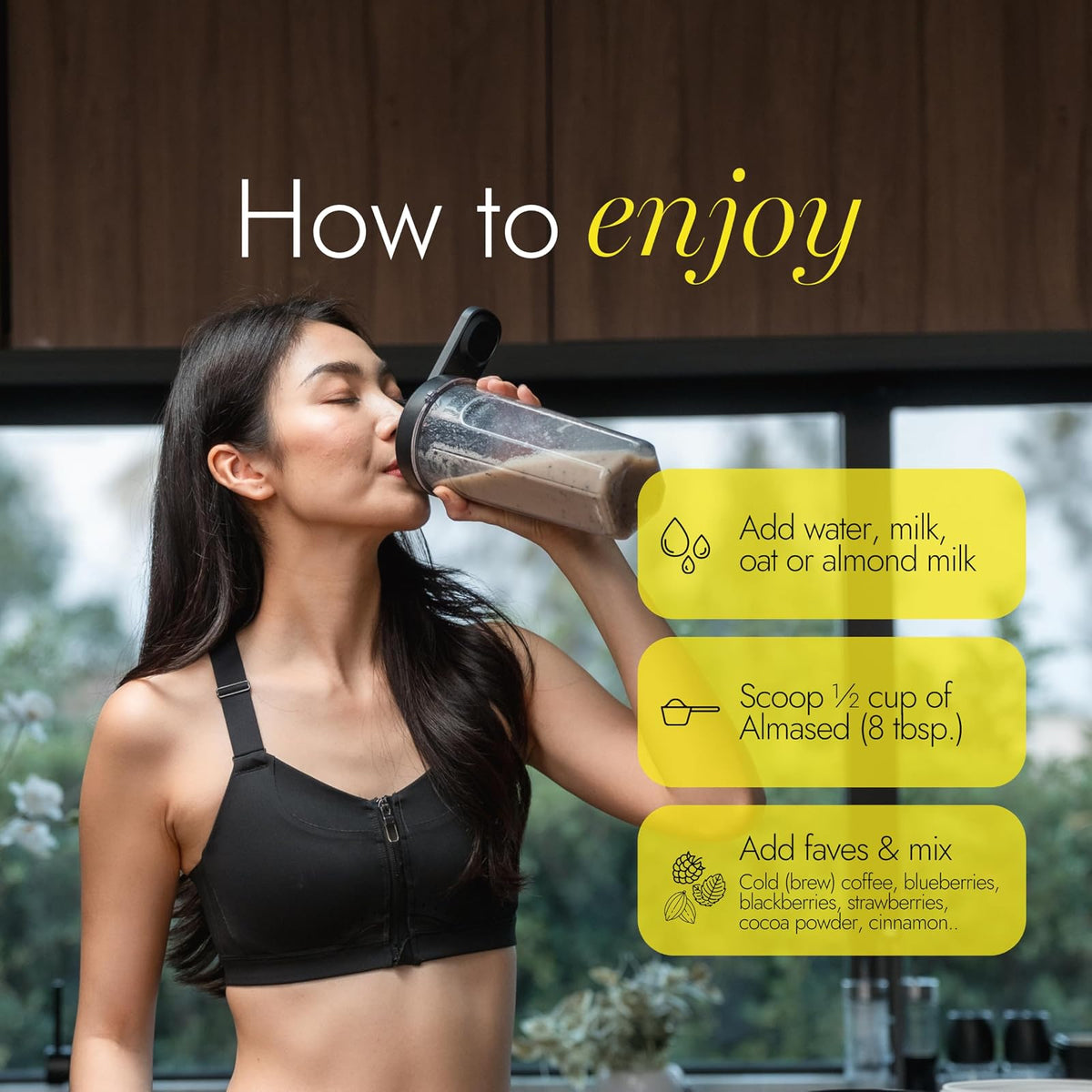 Almased protein powder for athletes