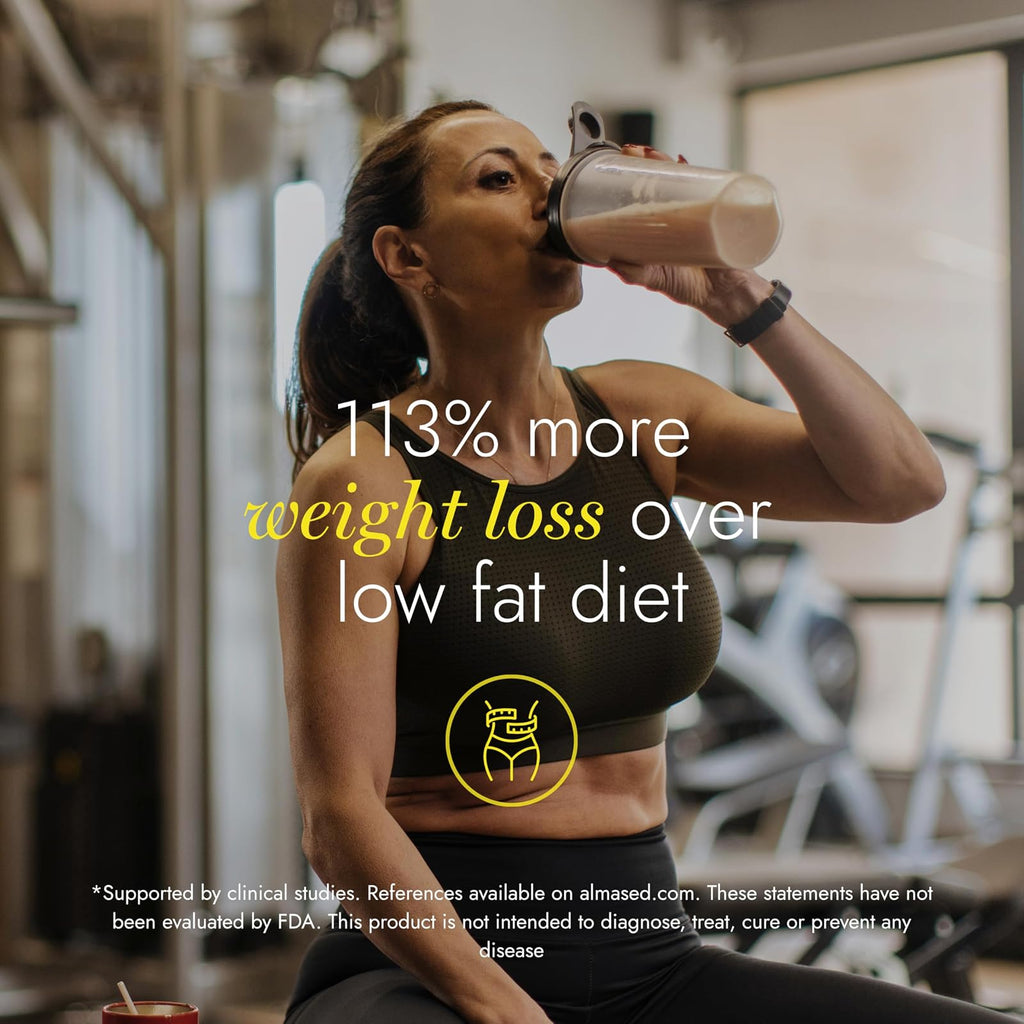 Almased protein powder for energy boost