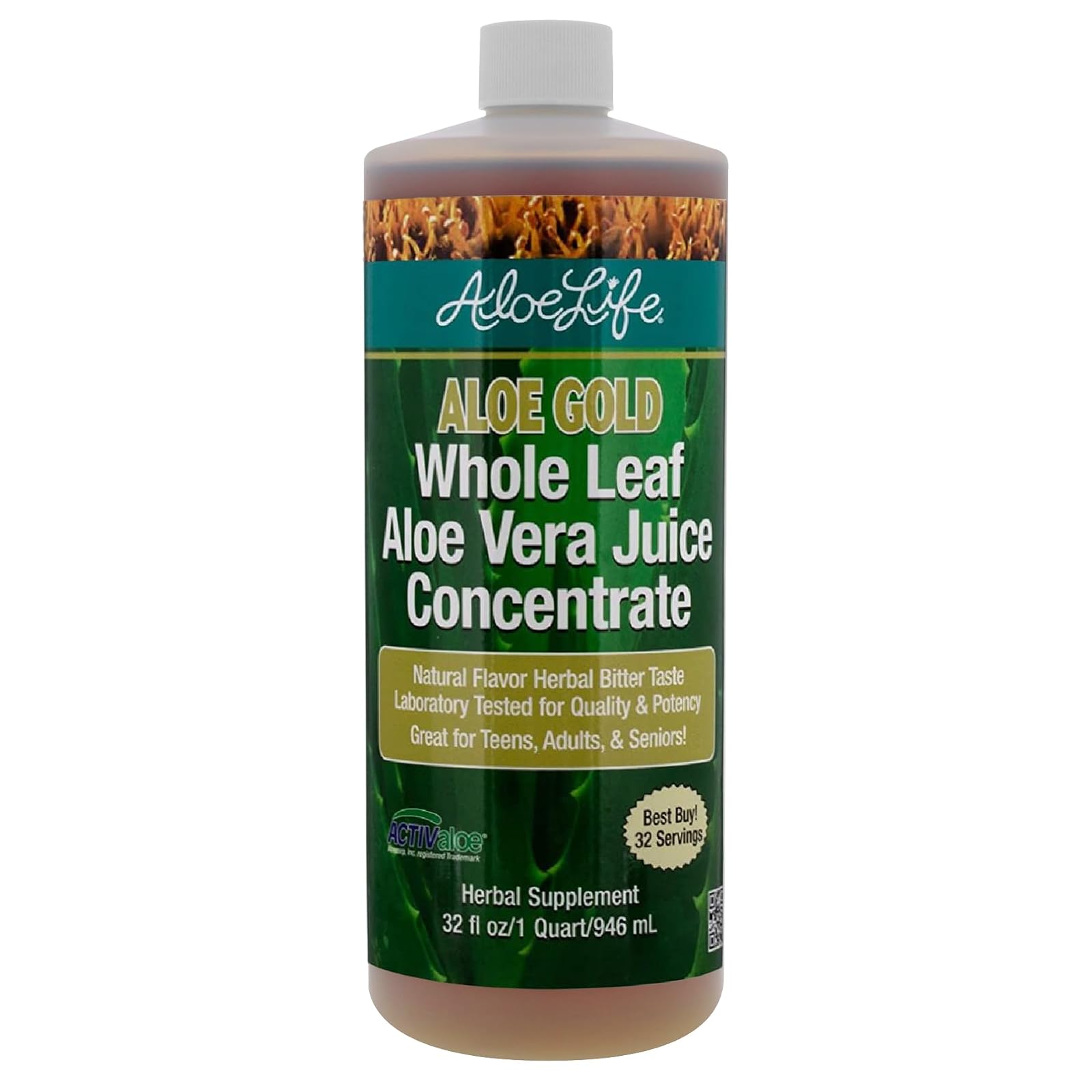Aloe Life Whole Leaf Juice 32 oz
