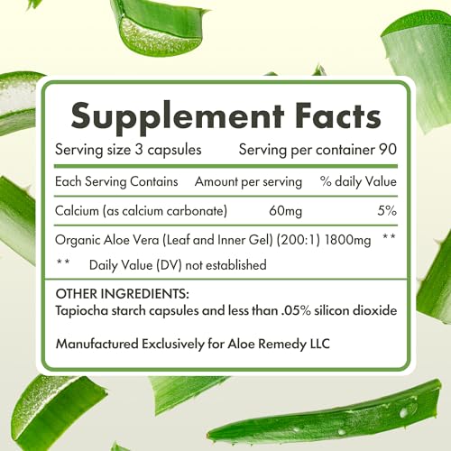 Aloe Remedy 1800 mg capsules