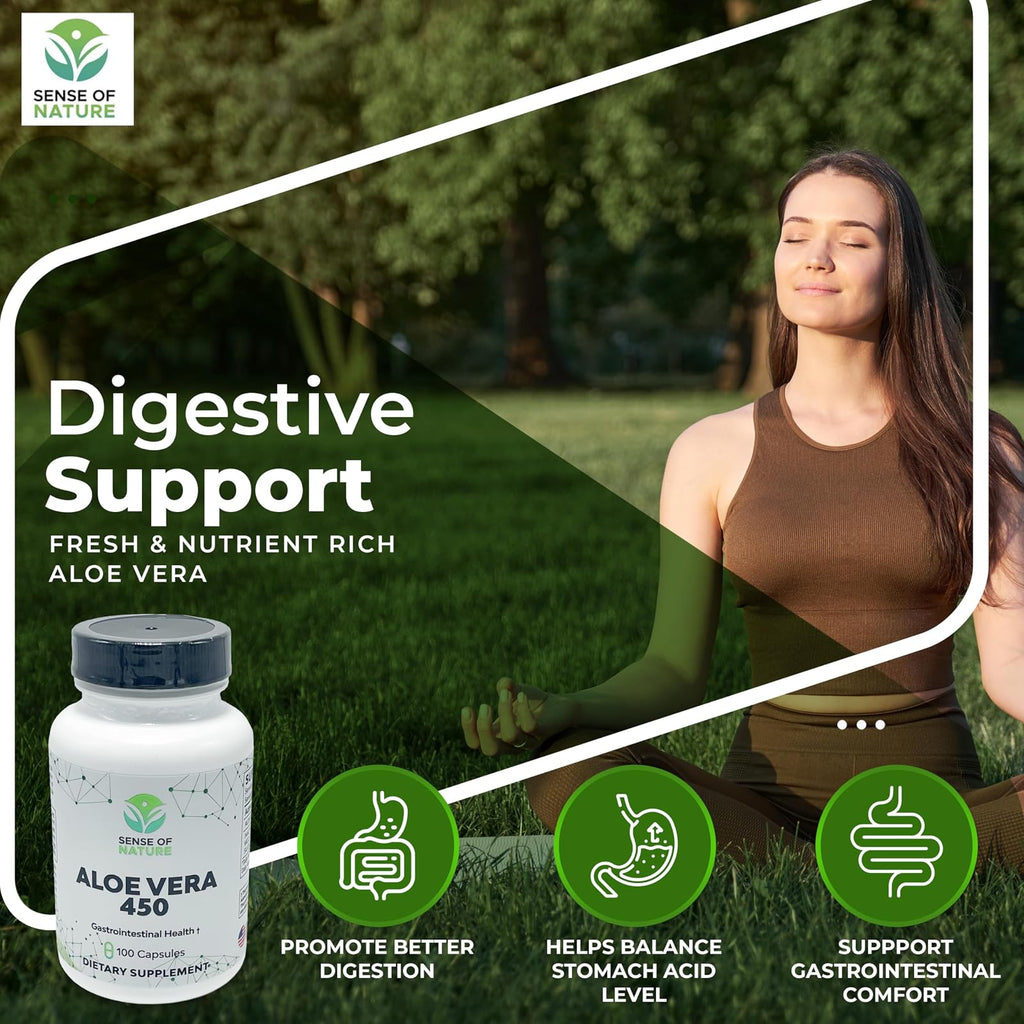 Aloe Vera 450 mg for daily vitality