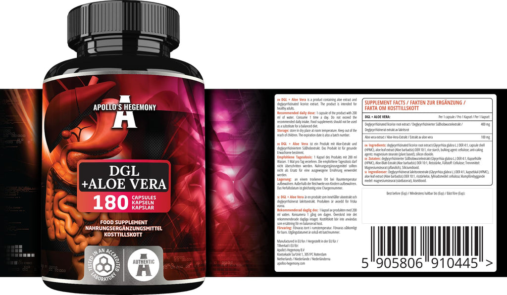aloe vera and licorice root blend
