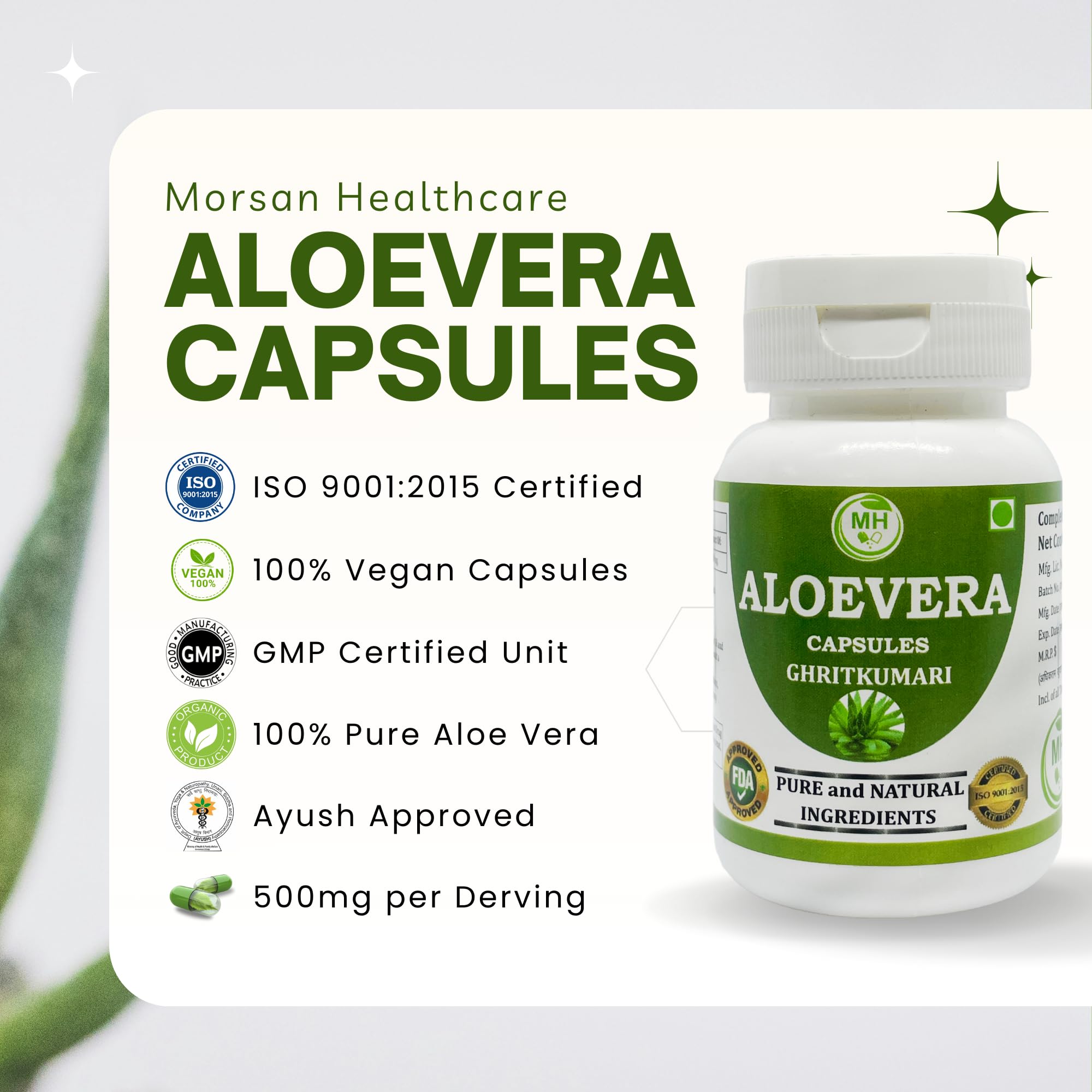 aloe vera capsules for daily nutrition