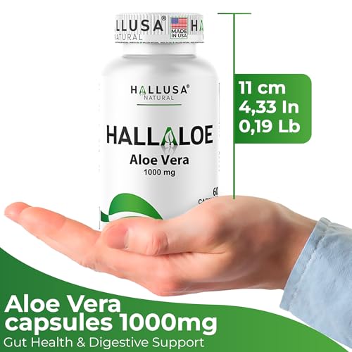 Aloe vera capsules for enhanced skin health
