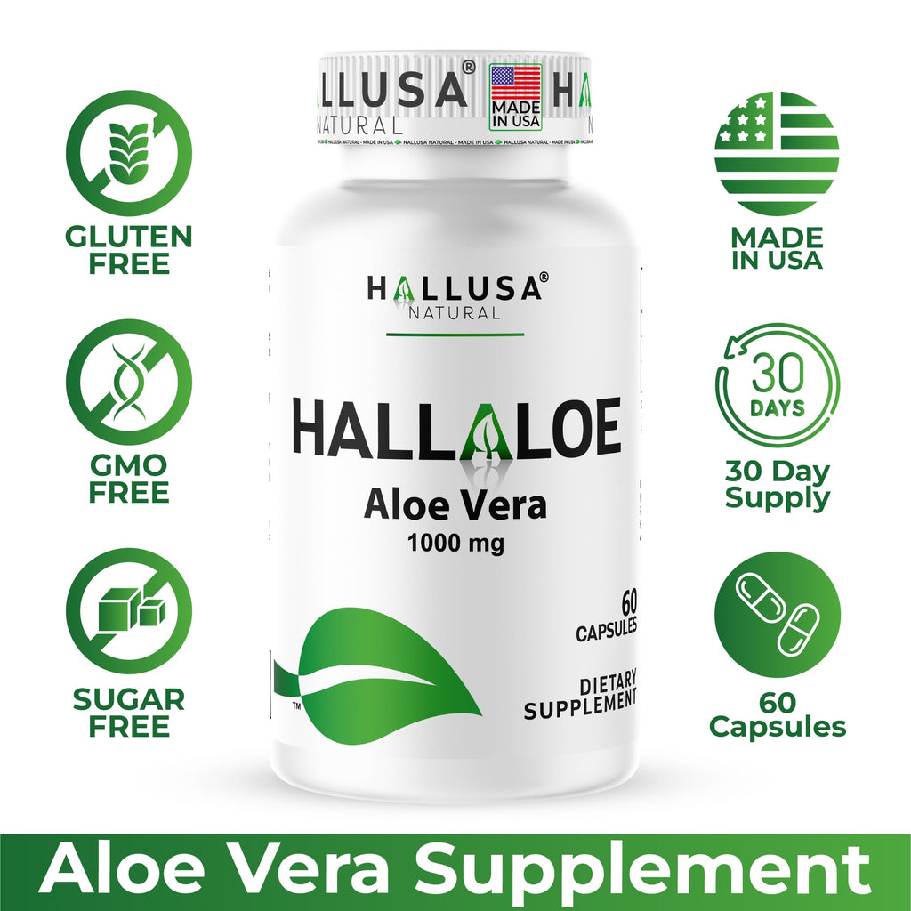 Aloe vera capsules for everyday wellness