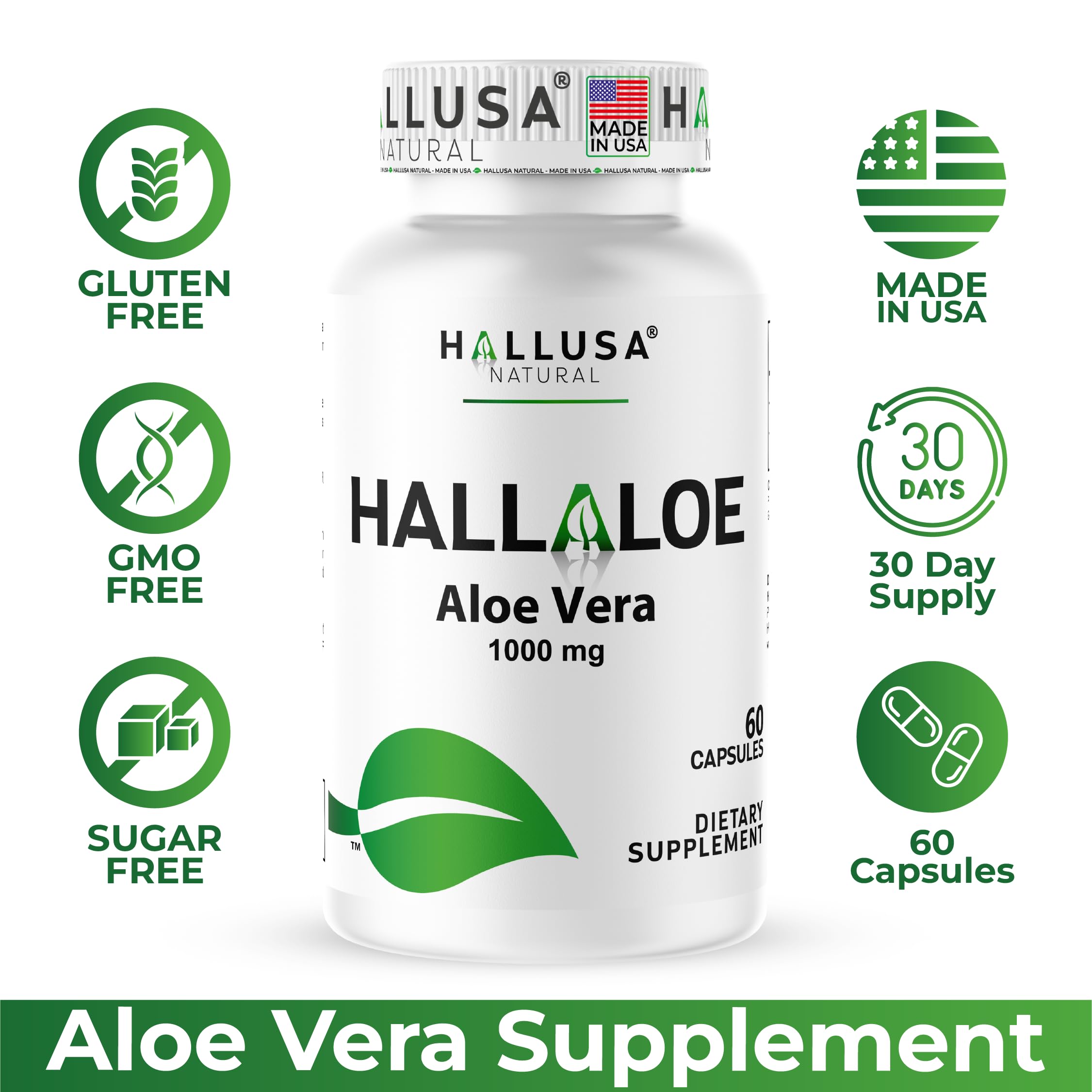 Aloe vera capsules for everyday wellness