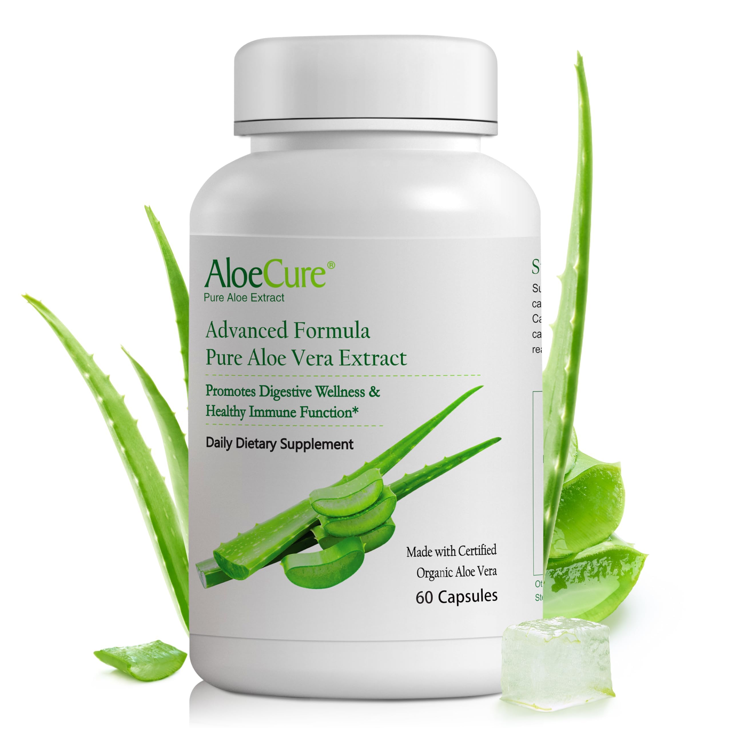 Aloe vera capsules for gut health