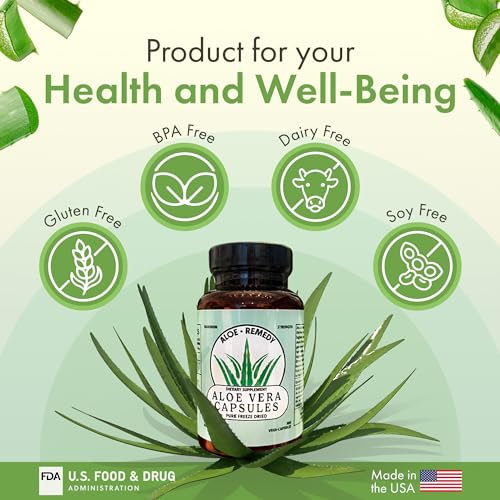 Aloe Vera capsules for hydration