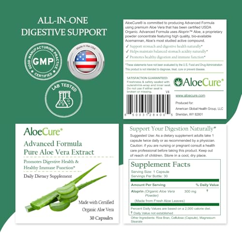 aloe vera capsules for natural detox