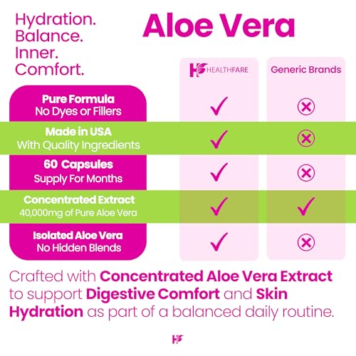 aloe vera capsules for overall wellness