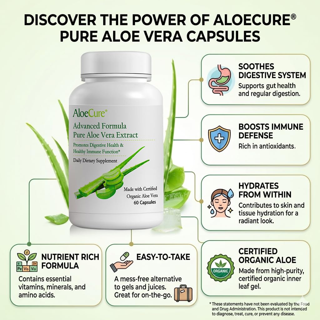 aloe vera capsules for wellness