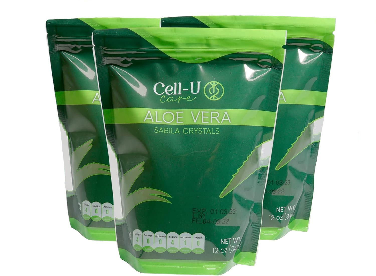 Aloe vera crystals for smoothies