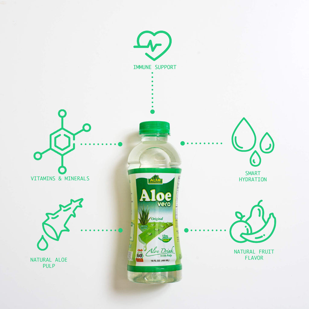 Aloe vera drink for digestive health