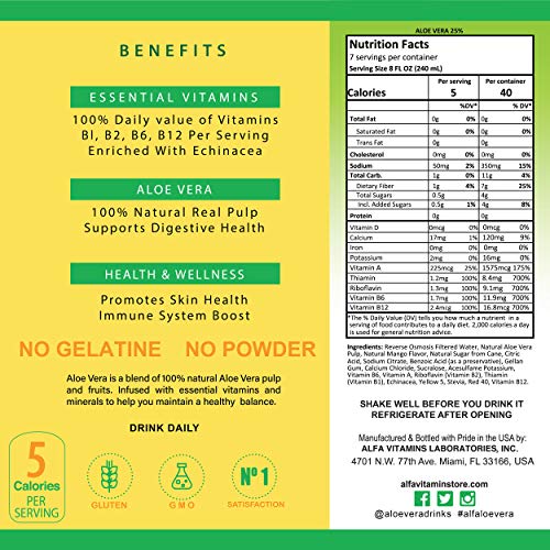 aloe vera drink for digestive health